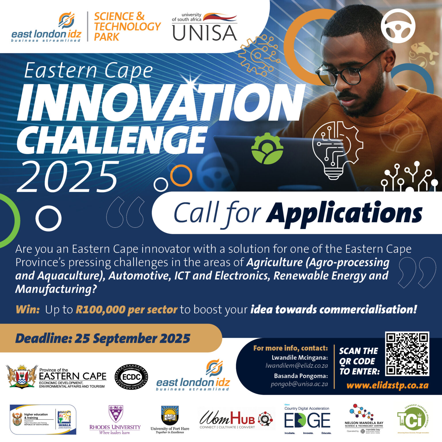 East London IDZ STP in partnership with UNISA launches Eastern Cape Innovation Challenge 2025 to ...